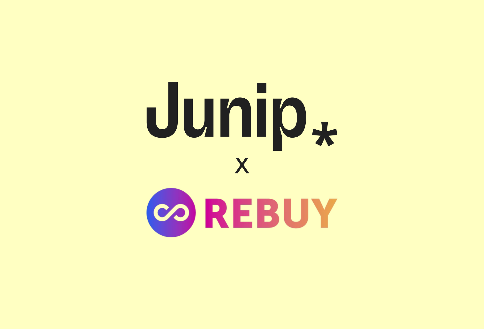 New Integration: Junip x Rebuy